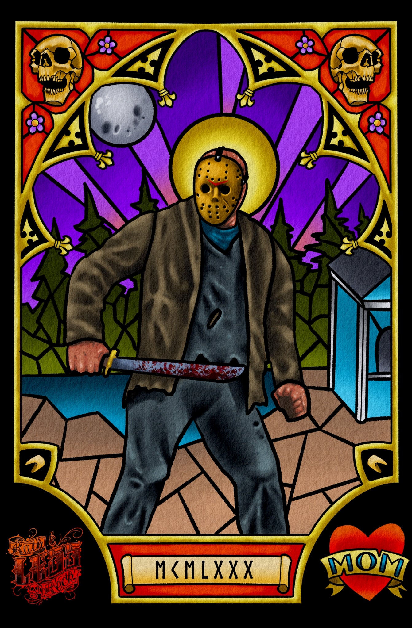 Stained Glass Saints of Horror – Ruthless and Reckless Clothing